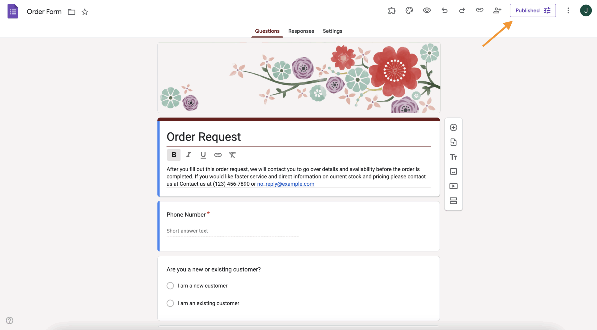 How to add a Google Form to a Canva website | The Jotform Blog