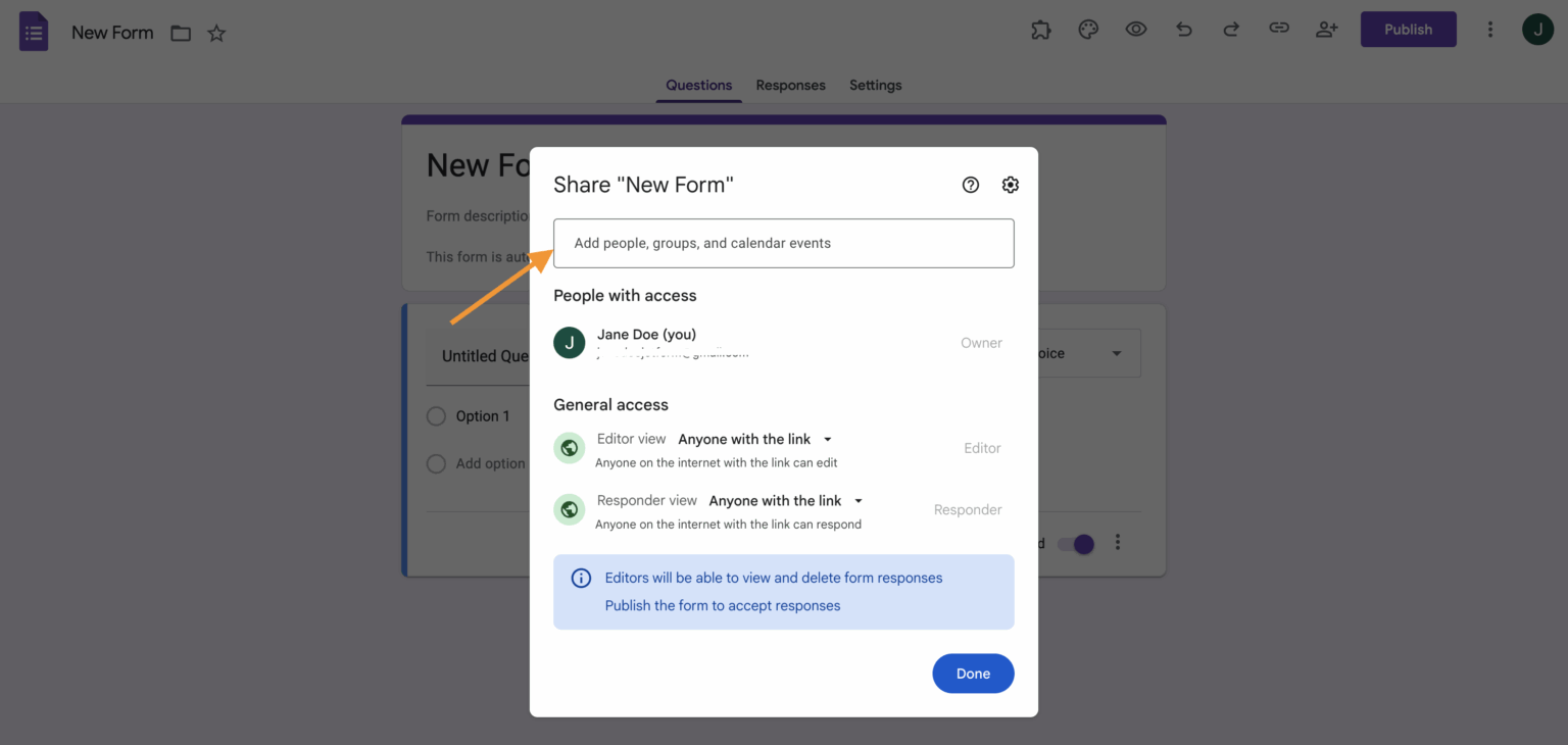Transfer ownership of a Google Form in 5 min. | The Jotform Blog
