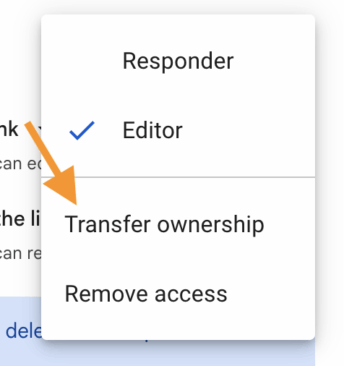 Transfer ownership of a Google Form in 5 min. | The Jotform Blog
