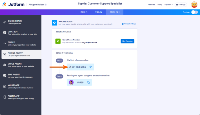 How to Make a Test Call with Agents