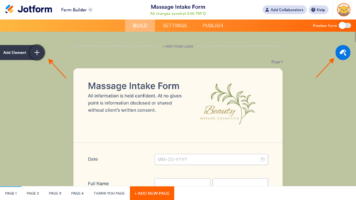How to create a client intake form in Canva | The Jotform Blog