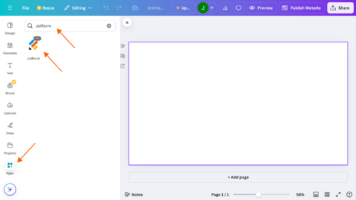 How to add a Google Form to a Canva website | The Jotform Blog