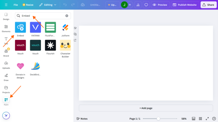 How to add a Google Form to a Canva website | The Jotform Blog