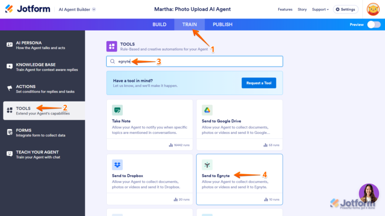 How to Integrate Jotform AI Agents with Egnyte