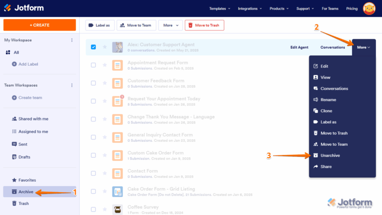 How to Manage Assets on Workspace