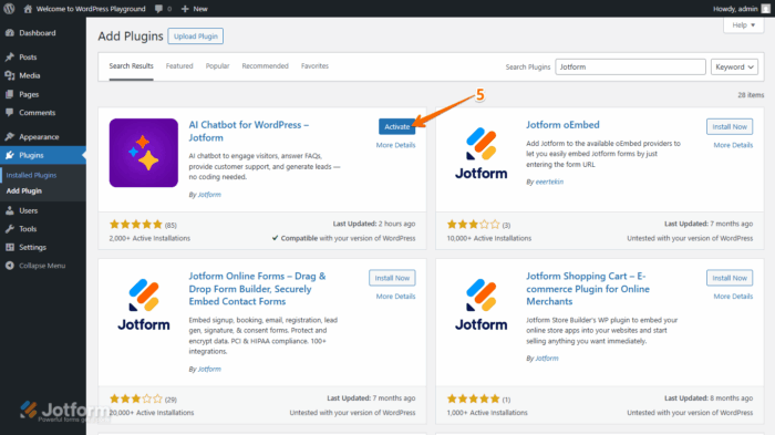 How to Set Up and Use Jotform AI Chatbot for WordPress