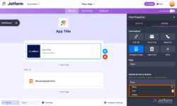 How to Use Actions in Jotform App Builder
