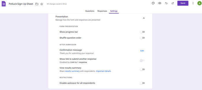 How to make a signup sheet in Google Forms in 2025 | The Jotform Blog