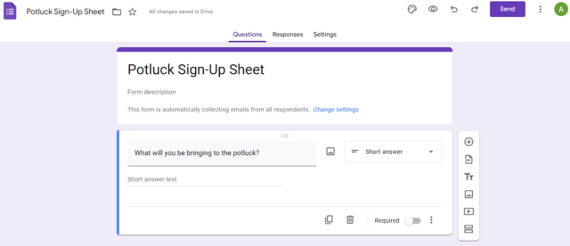How to make a signup sheet in Google Forms in 2026 | The Jotform Blog