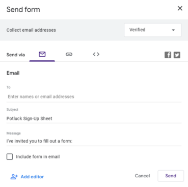 How to make a signup sheet in Google Forms in 2026 | The Jotform Blog