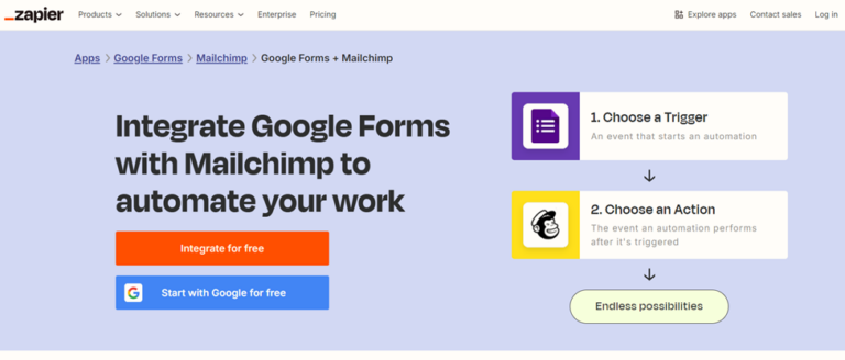 8 steps to connect Google Forms to Mailchimp | The Jotform Blog