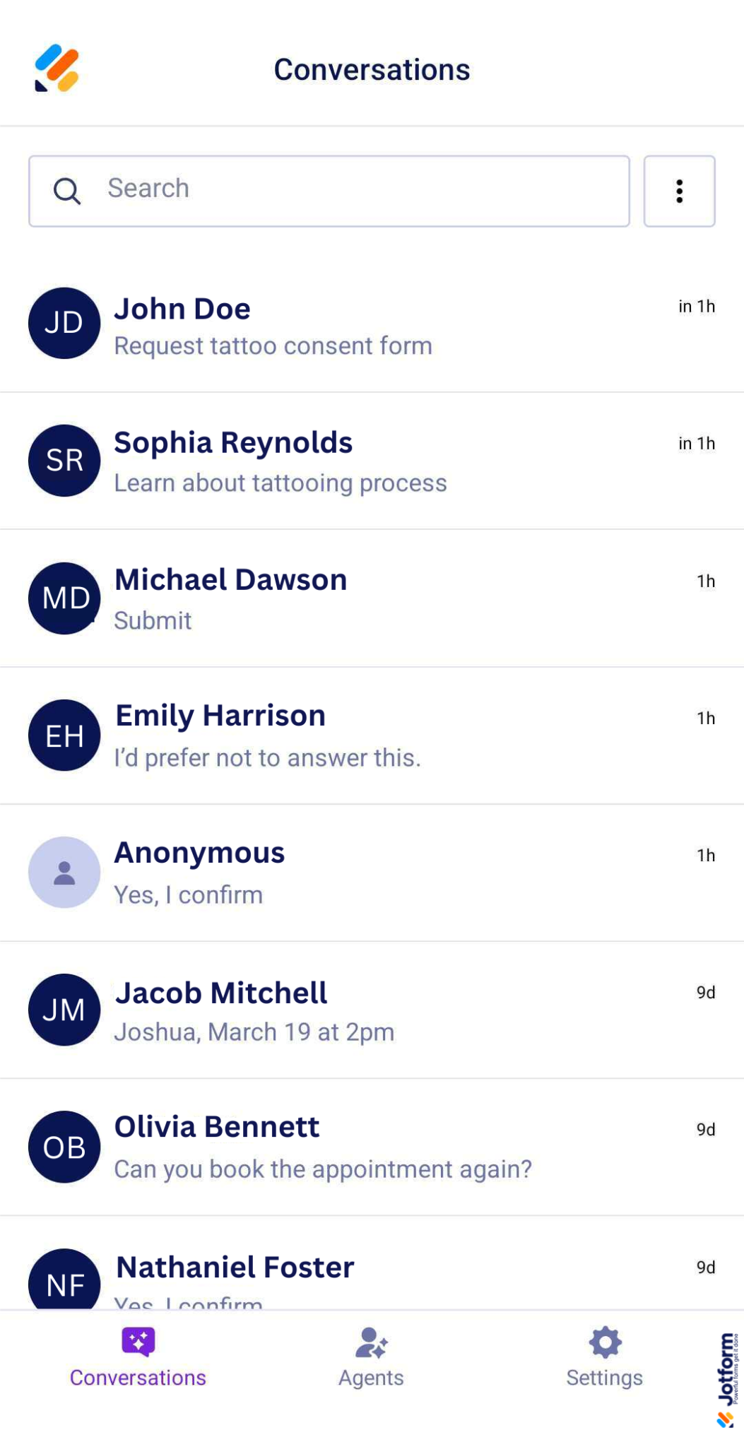 What is the AI Agent Mobile App?