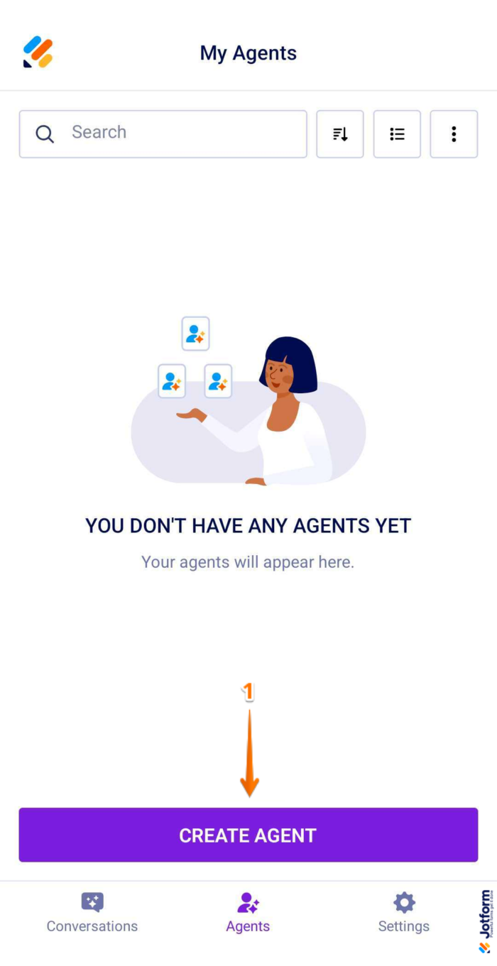 How to Create Your First AI Agent in the Jotform AI Agent Mobile App