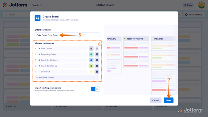 How to Create Boards From Existing Forms