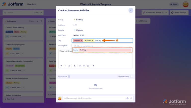 How to Group Tasks in Jotform Boards Using Tags