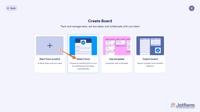 How to Create Boards From Existing Forms