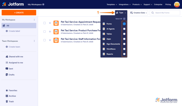 How to Archive a Form