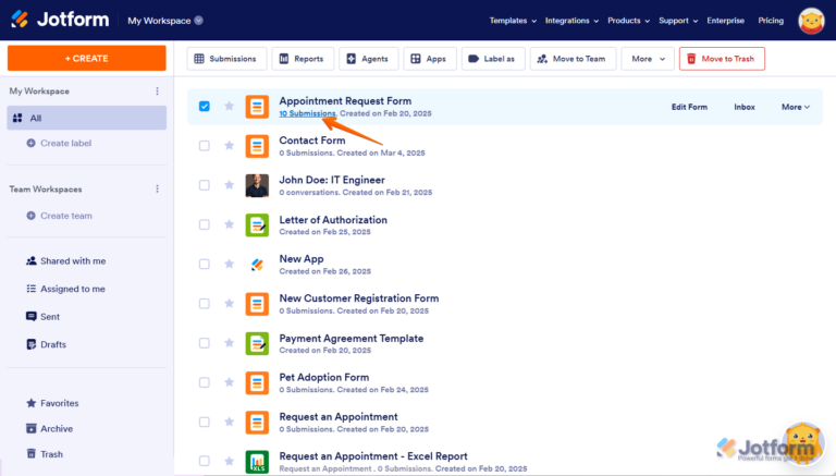 How to View Form Submissions