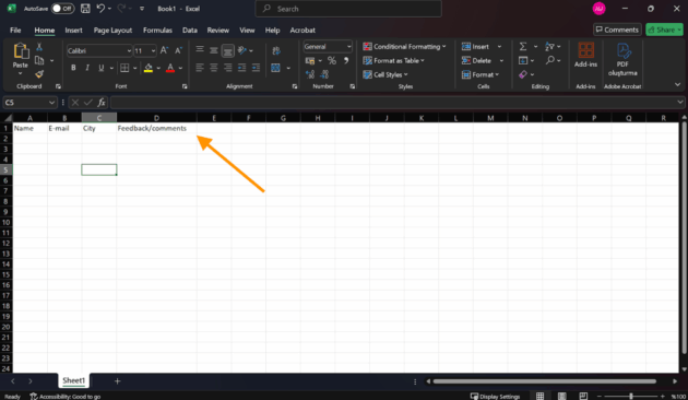 How to create a form in Microsoft Excel in 2026 | The Jotform Blog