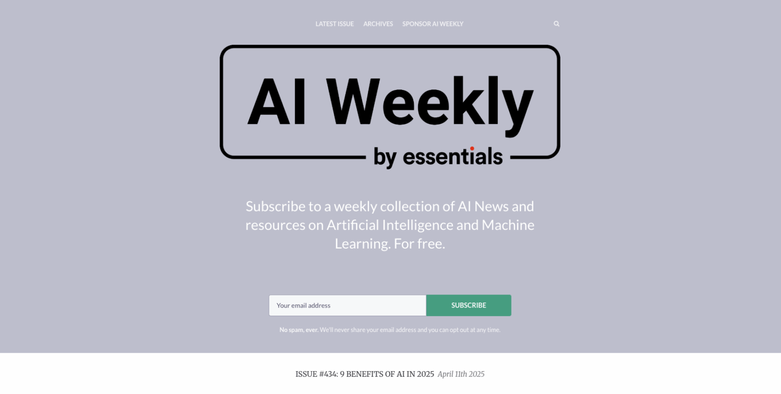 10 best AI newsletters to stay updated in 2026 | The Jotform Blog
