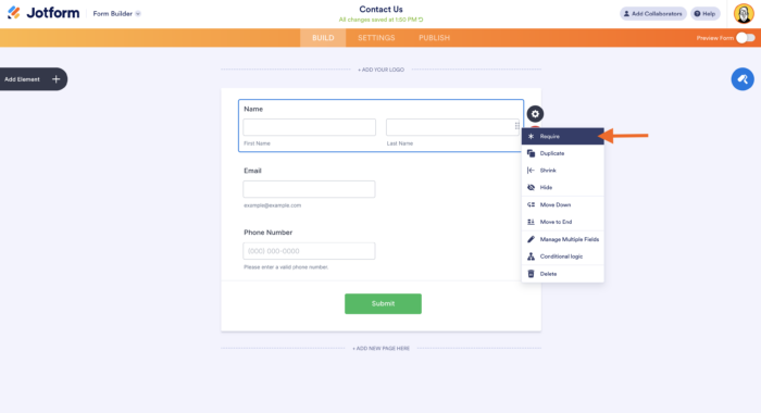 How to make all questions required in Google Forms | The Jotform Blog