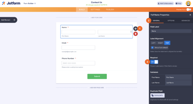How to make all questions required in Google Forms | The Jotform Blog