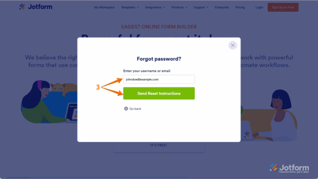 How to Reset Your Jotform Password