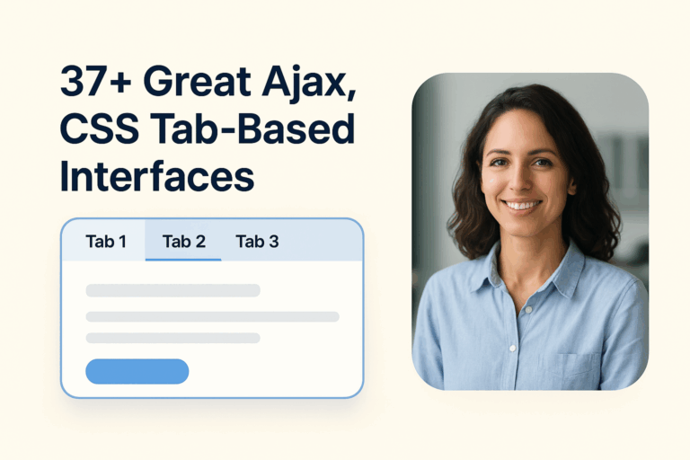 37+ Great Ajax, CSS Tab-Based Interfaces | The Jotform Blog