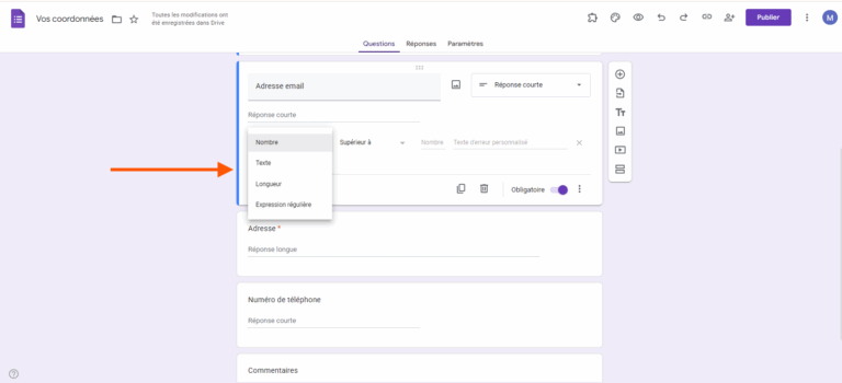 Comment utiliser la validation des réponses dans Google Forms | The Jotform Blog