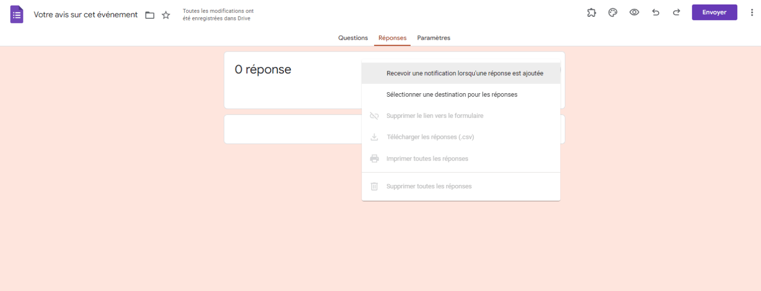 Comment partager les réponses d'un formulaire dans Google Forms | The ...