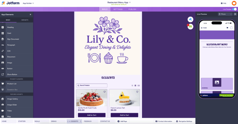 How to design a restaurant menu | The Jotform Blog