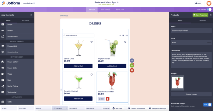 How to design a restaurant menu | The Jotform Blog