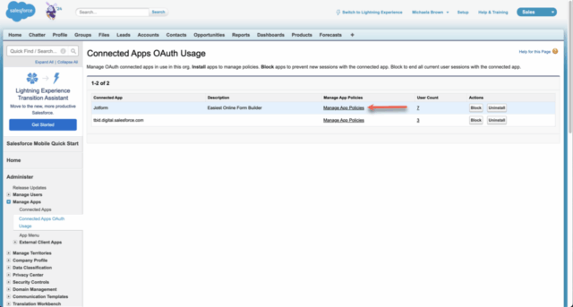 What to do when an access token expires in Salesforce | The Jotform Blog