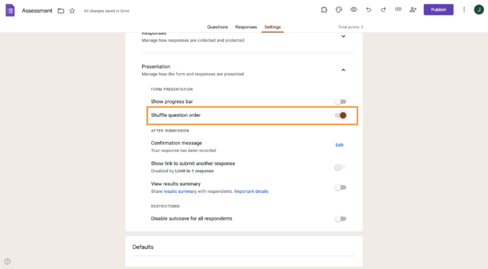 How to use Google Forms’ randomize questions feature | The Jotform Blog