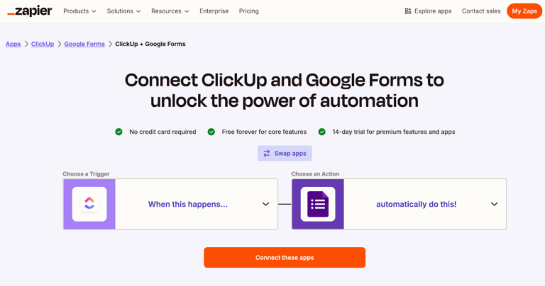 How to integrate Google Forms with ClickUp | The Jotform Blog