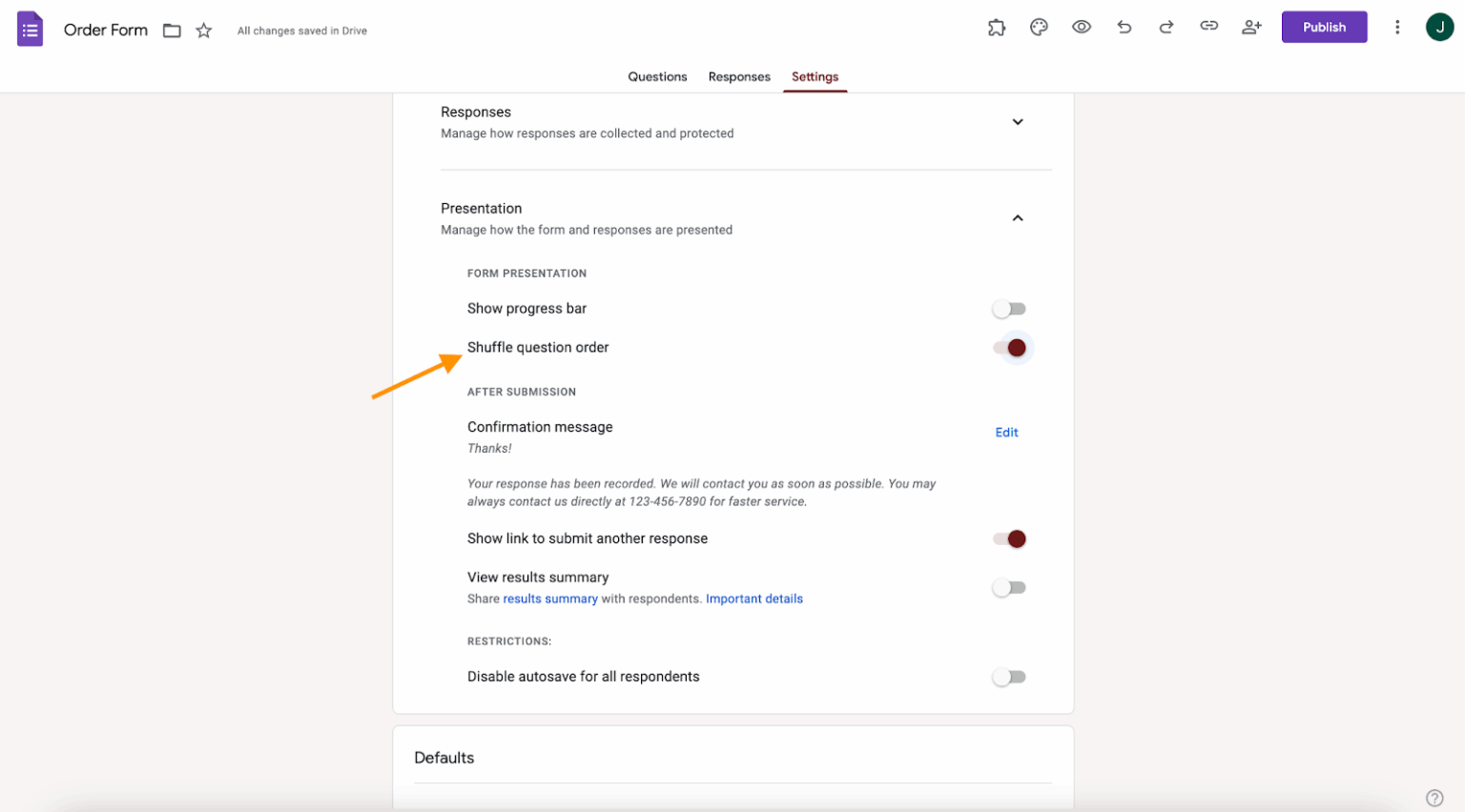 How to shuffle questions in Google Forms in 2025 | The Jotform Blog