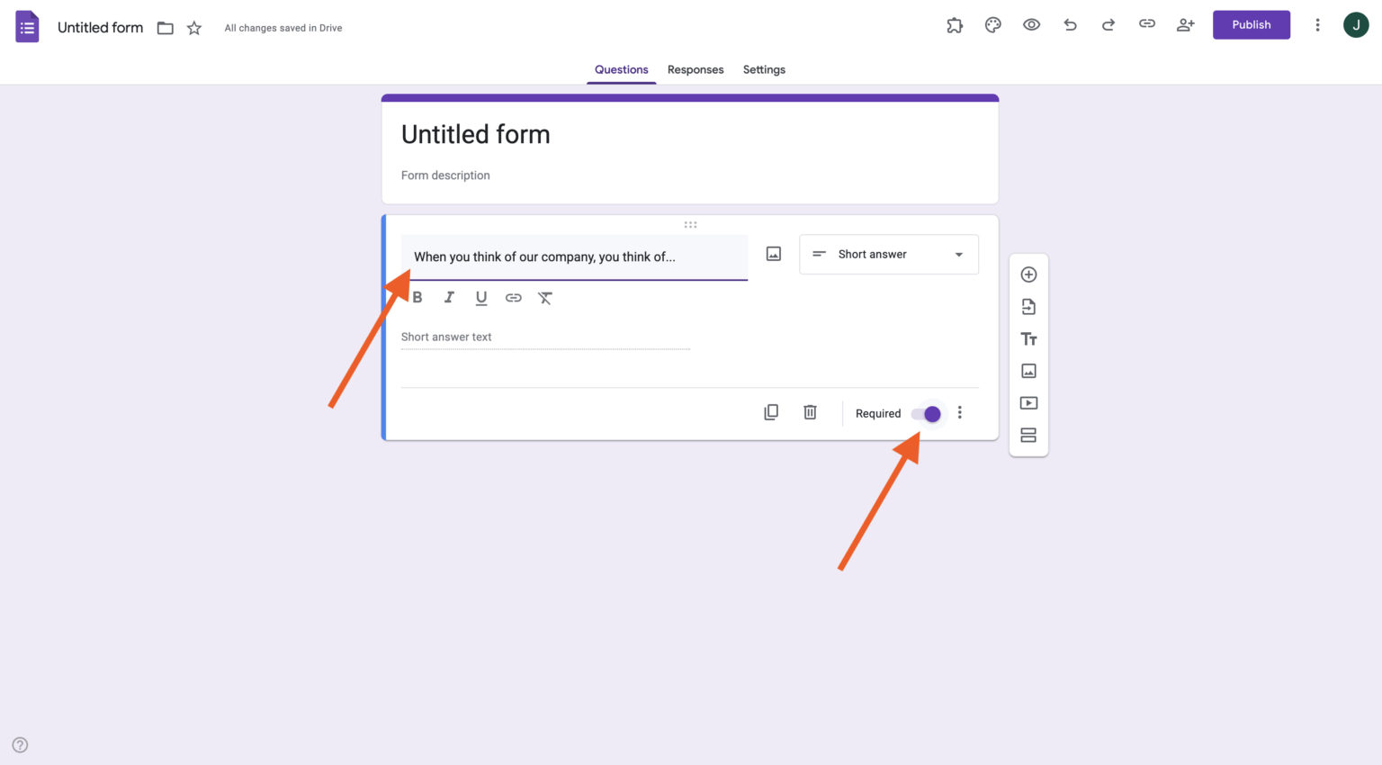 How to add fill-in-the-blank questions to Google Forms | The Jotform Blog