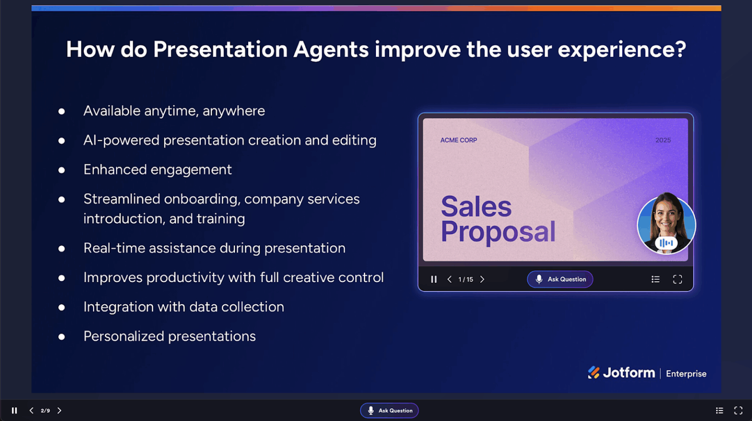 Announcing Presentation Agents for Jotform Enterprise | The Jotform Blog