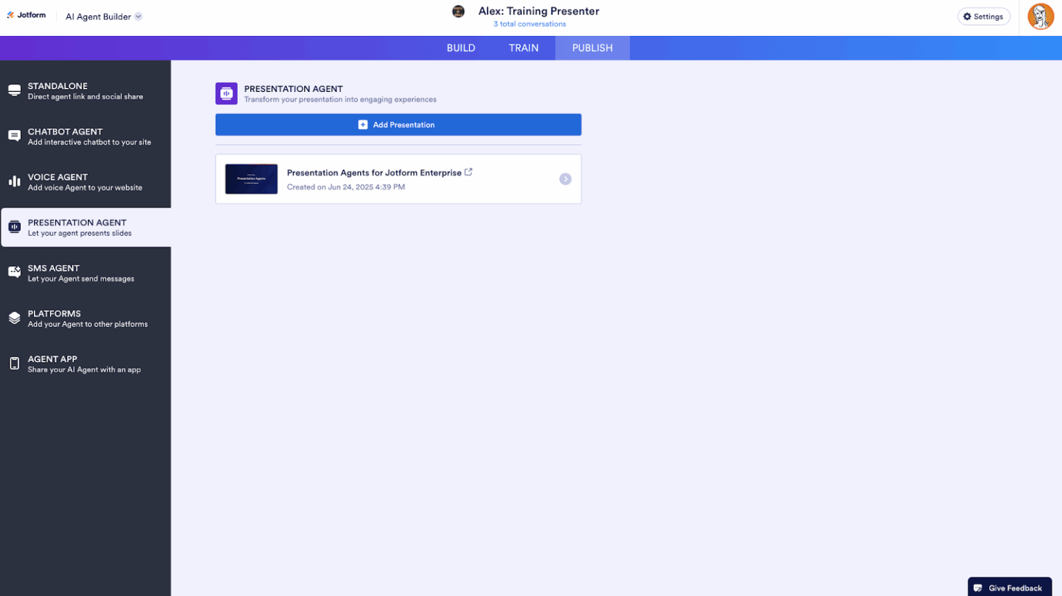 Announcing Presentation Agents for Jotform Enterprise | The Jotform Blog