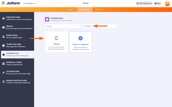 How to integrate Google Forms with ClickUp | The Jotform Blog