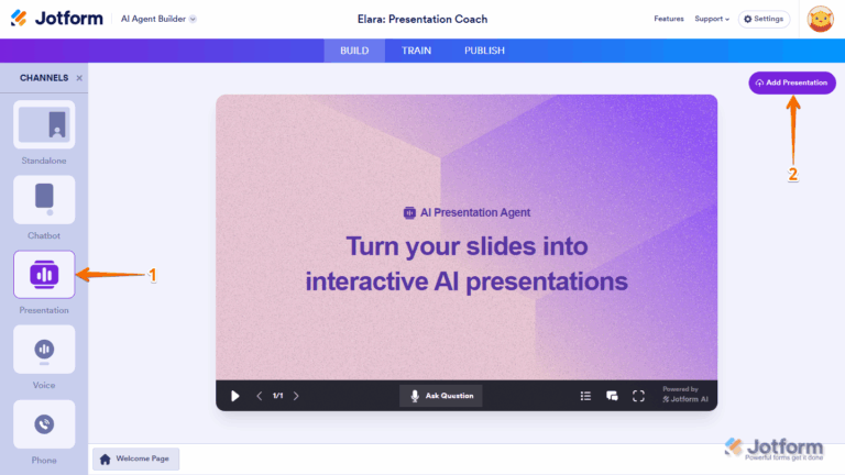 What is Jotform’s Presentation Agent?