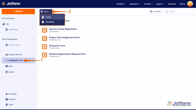 How to View Forms and Workflows Assigned to You