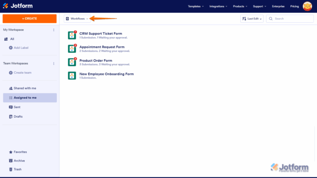 How to View Forms and Workflows Assigned to You