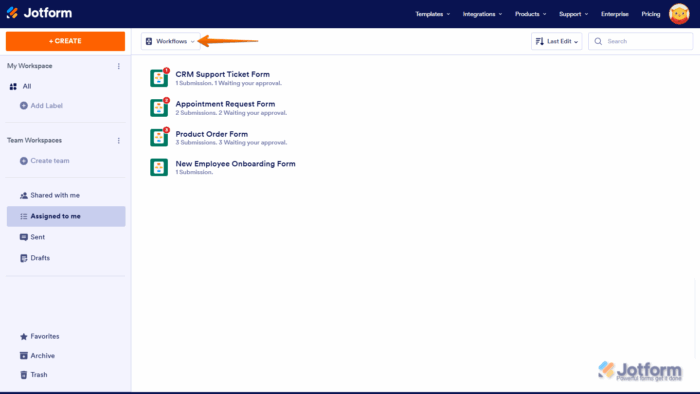How to View Forms and Workflows Assigned to You