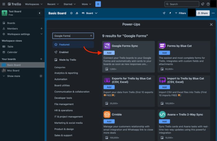 How to integrate Google Forms with Trello | The Jotform Blog