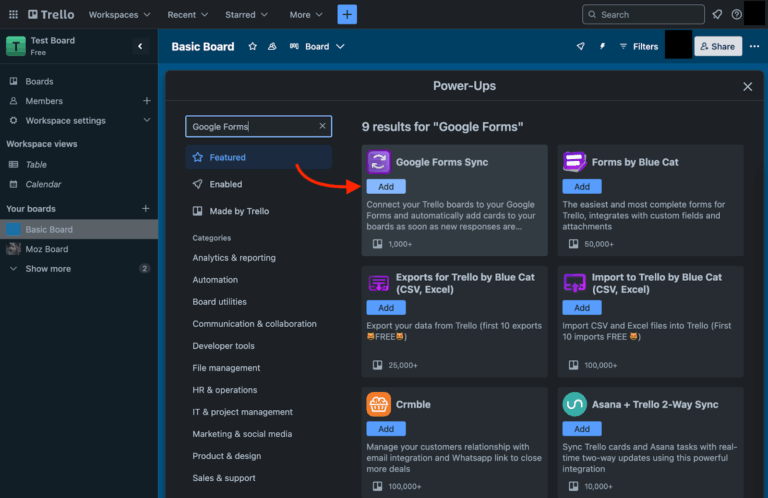 How to integrate Google Forms with Trello | The Jotform Blog