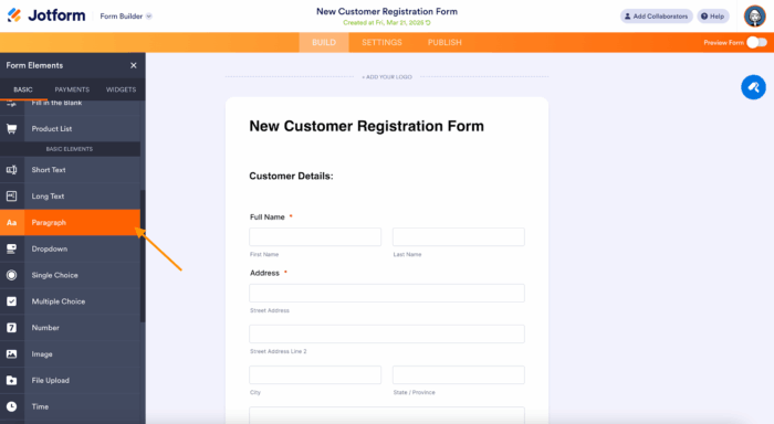 How to add a description to a question in Google Forms | The Jotform Blog