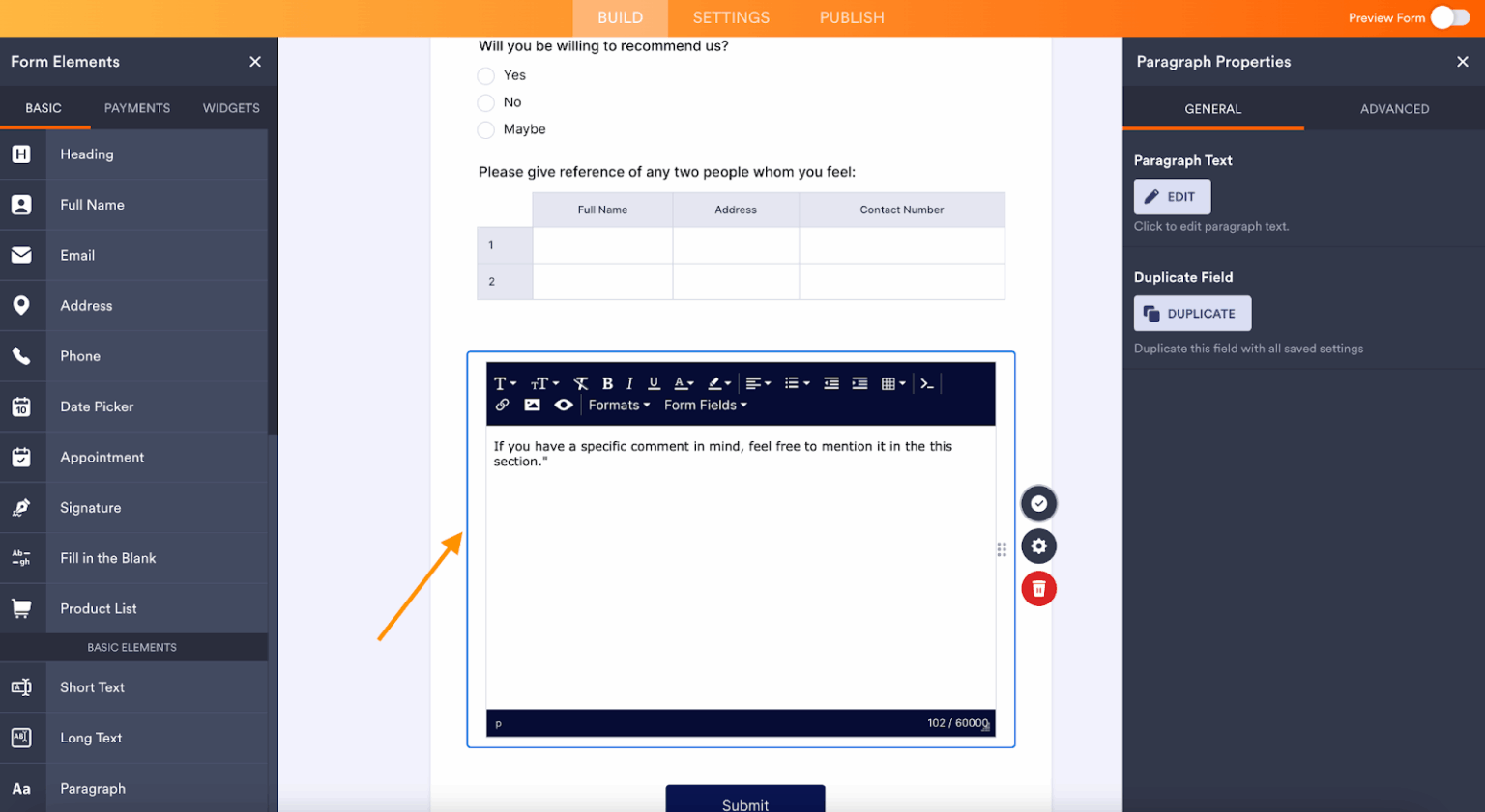 How to add a description to a question in Google Forms | The Jotform Blog