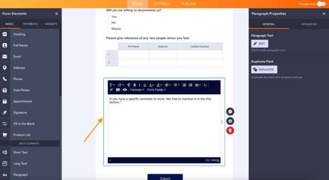 How to add a description to a question in Google Forms | The Jotform Blog