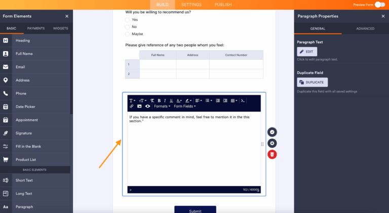 How to add a description to a question in Google Forms | The Jotform Blog